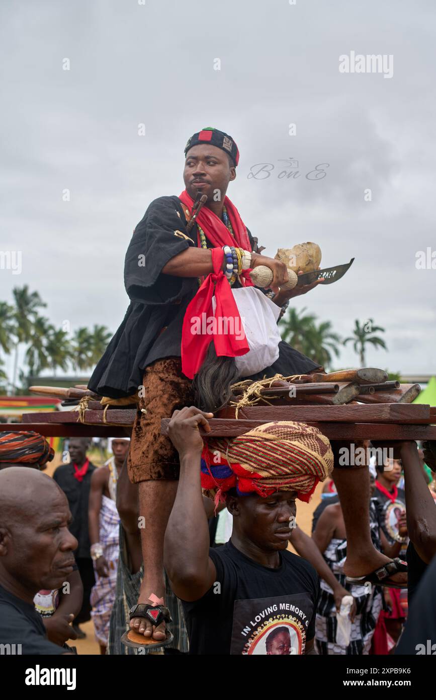 The Ada people of Ghana celebrate ADA GHANA ADA ASAFOTUFIAMI FESTIVAL ...