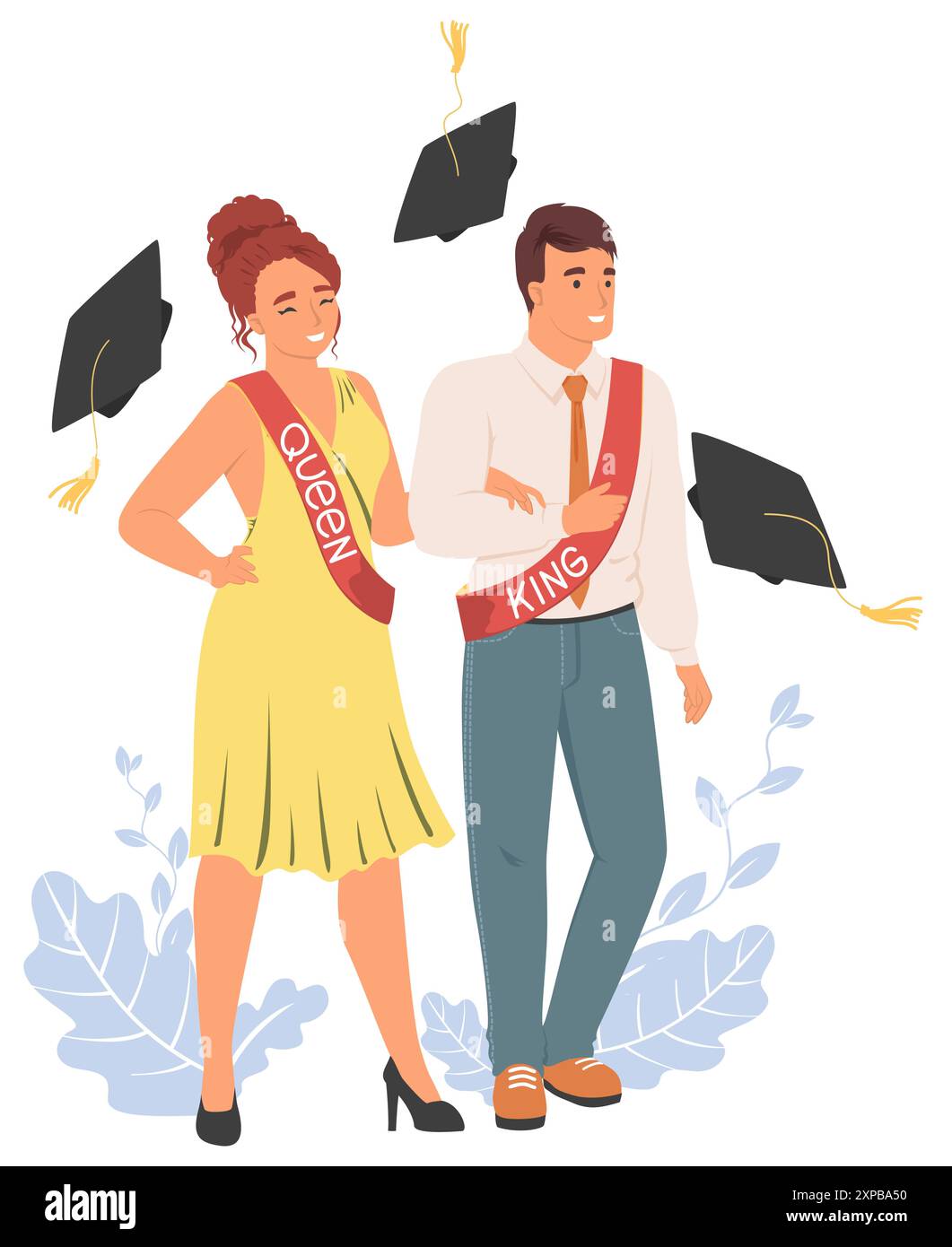 Cheering characters Cut Out Stock Images & Pictures - Alamy