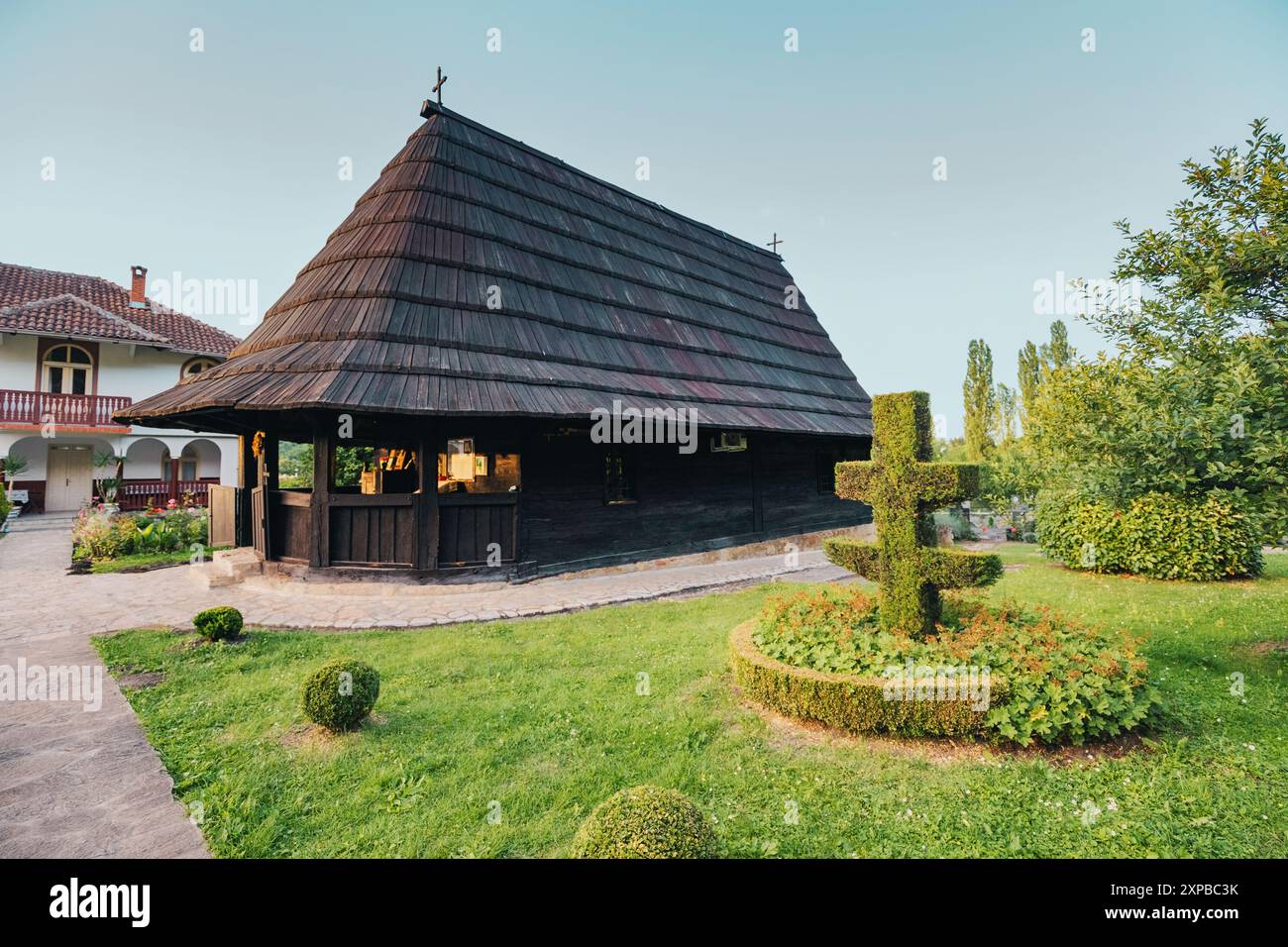 2 June 2024, Staro Selo, Serbia: rustic charm of Pokajnica Monastery in ...