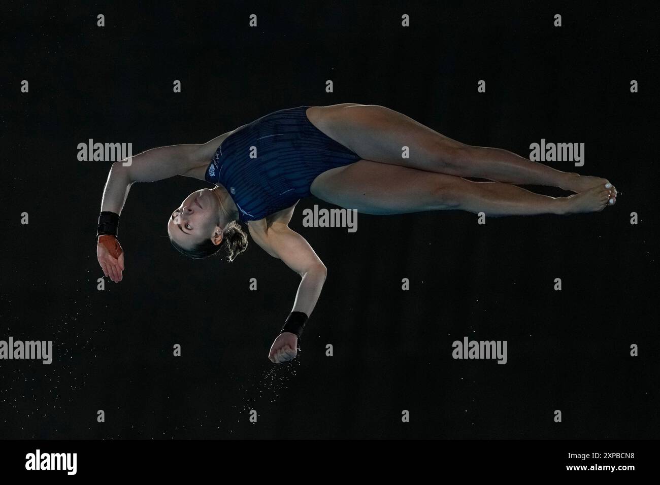 Britain's Lois Toulson competes in the women's 10m platform diving ...