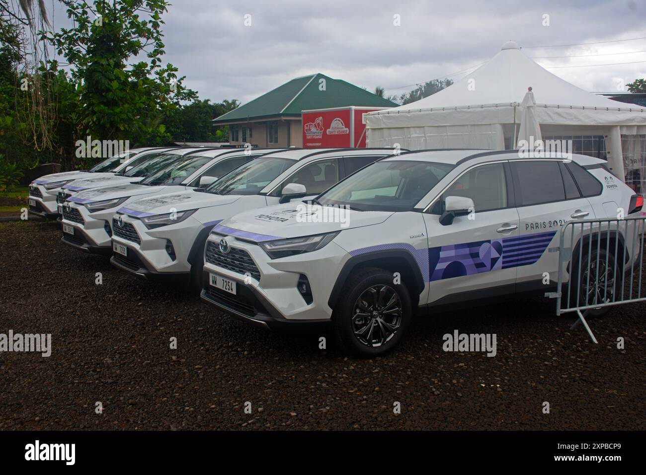 Vehicles used for surf event during the Paris 2024 Olympic Games ...