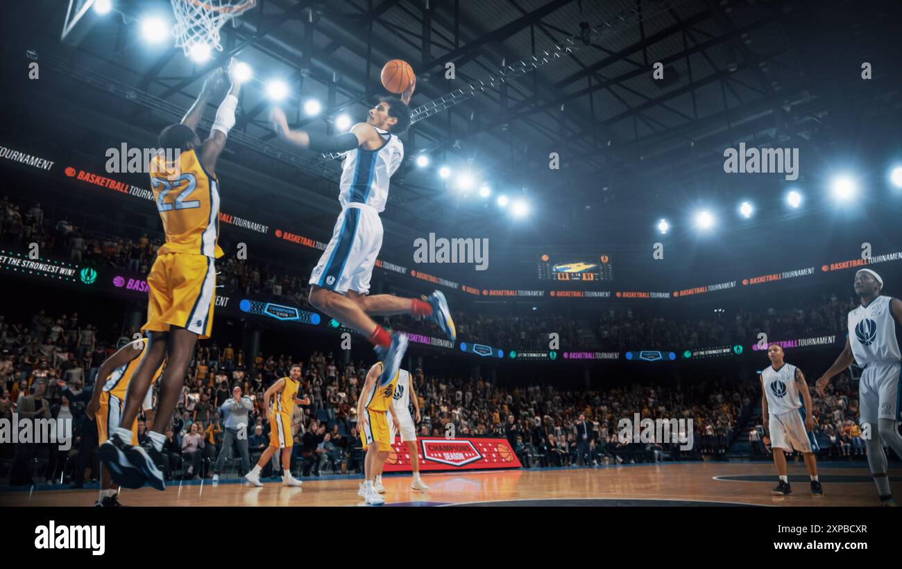 Basketball Championship Highlights on Live Television News Channel ...