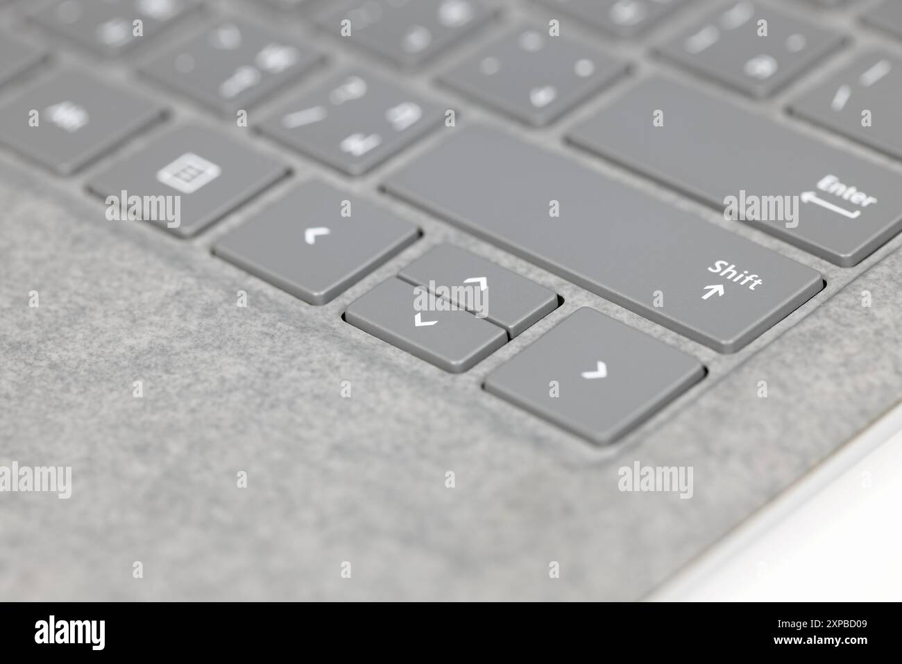 Modern Computer Notebook Keyboard Some Part Of Gray Computer Keyboard 7541