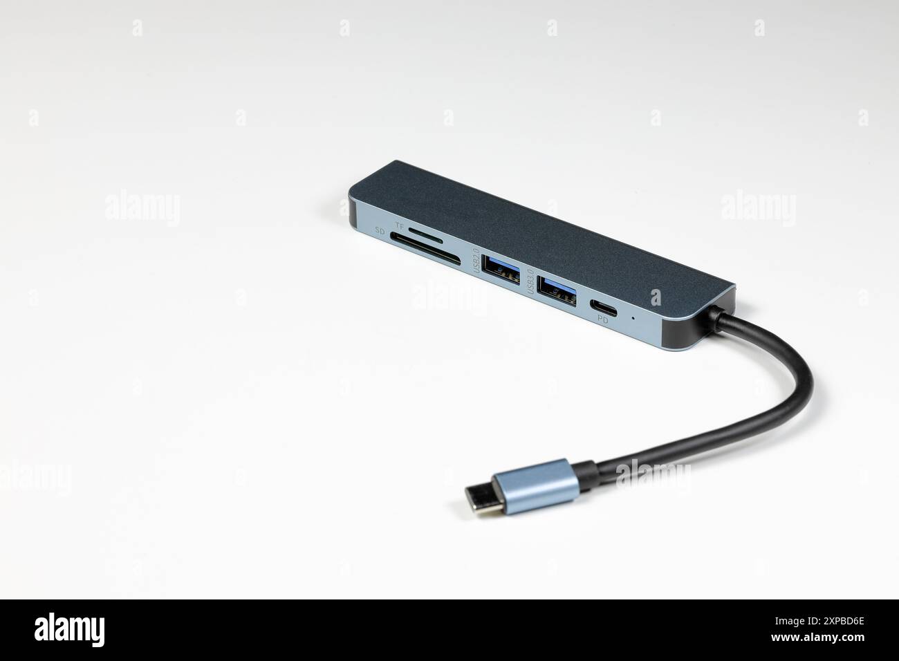 modern multifunctional adaptor or multiport docking station provide ...