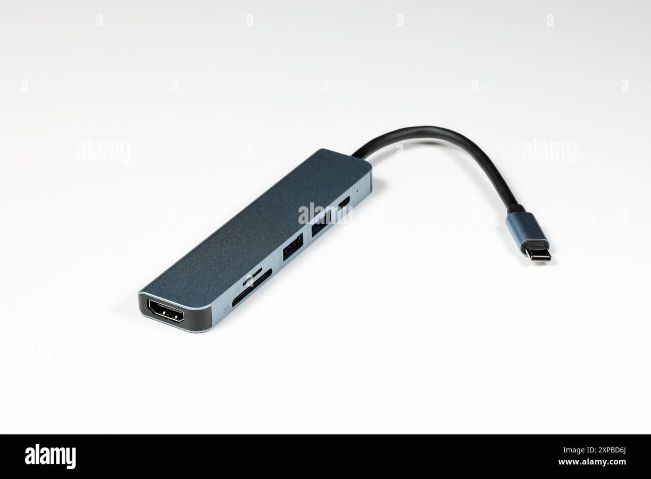 modern multifunctional adaptor or multiport docking station provide ...