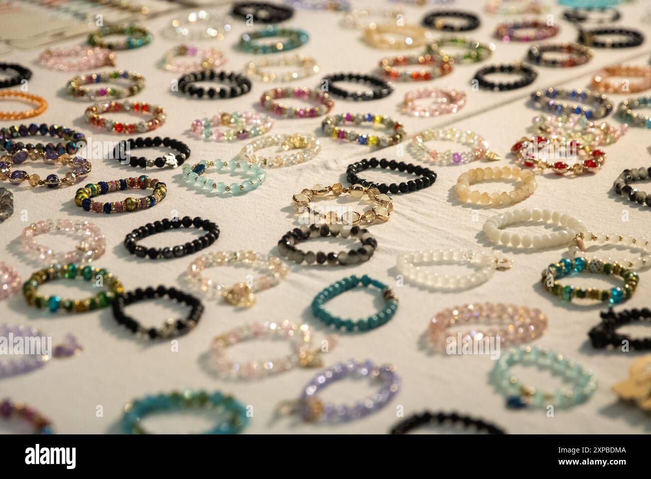 Friendship bracelet beads hi-res stock photography and images - Alamy