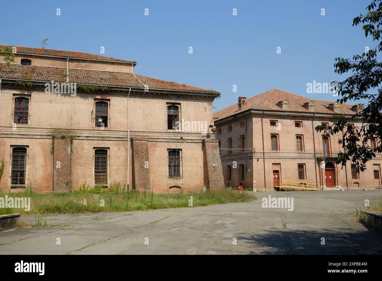 Imposing Alessandria Citadel, a massive hexagonal fortress in Piedmont ...