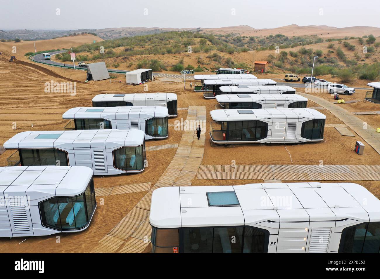 (240805) -- DALAD BANNER, Aug. 5, 2024 (Xinhua) -- This photo taken on ...