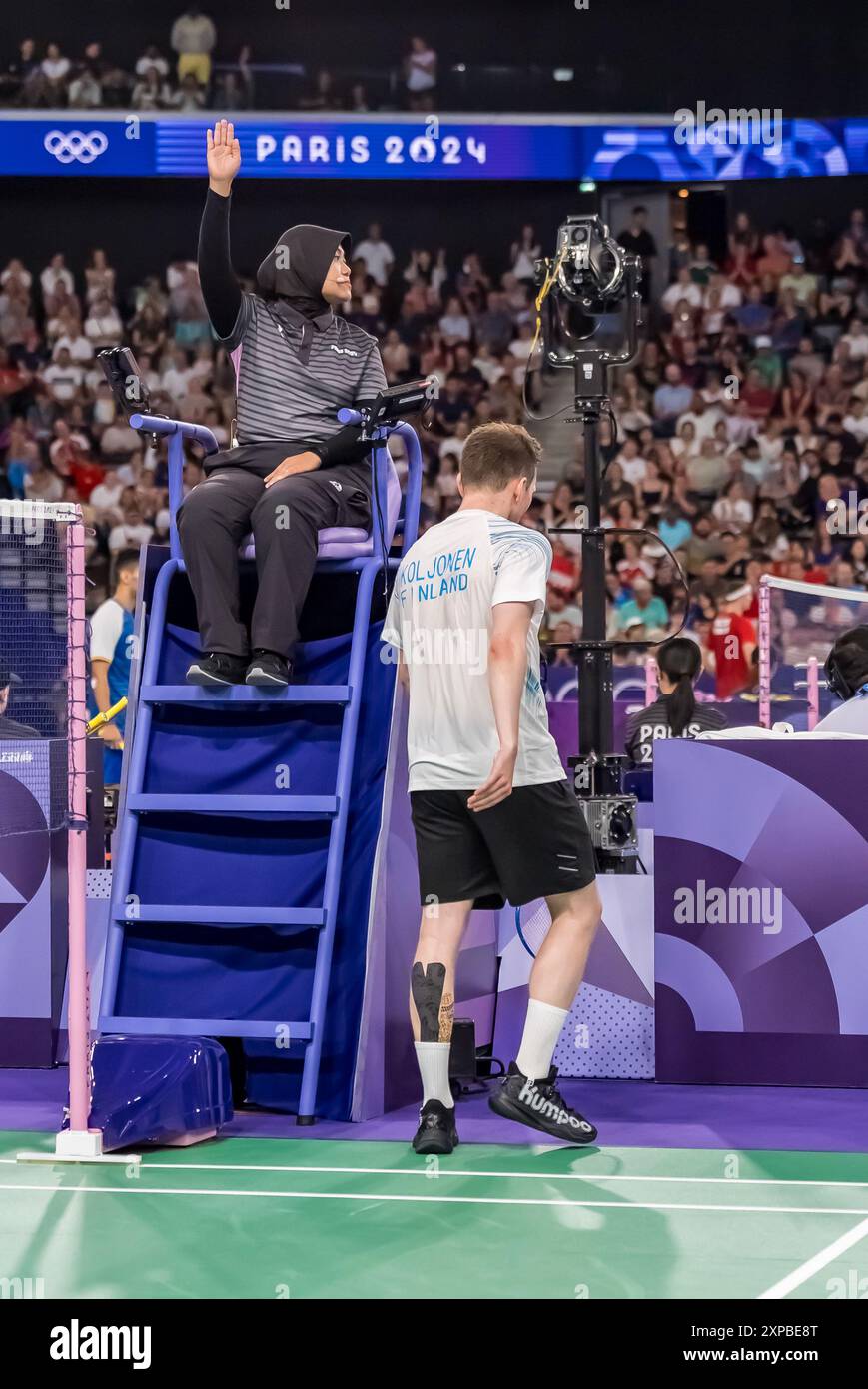 Paris, Ile de France, France. 31st July, 2024. KALLE KOLJONEN of ...