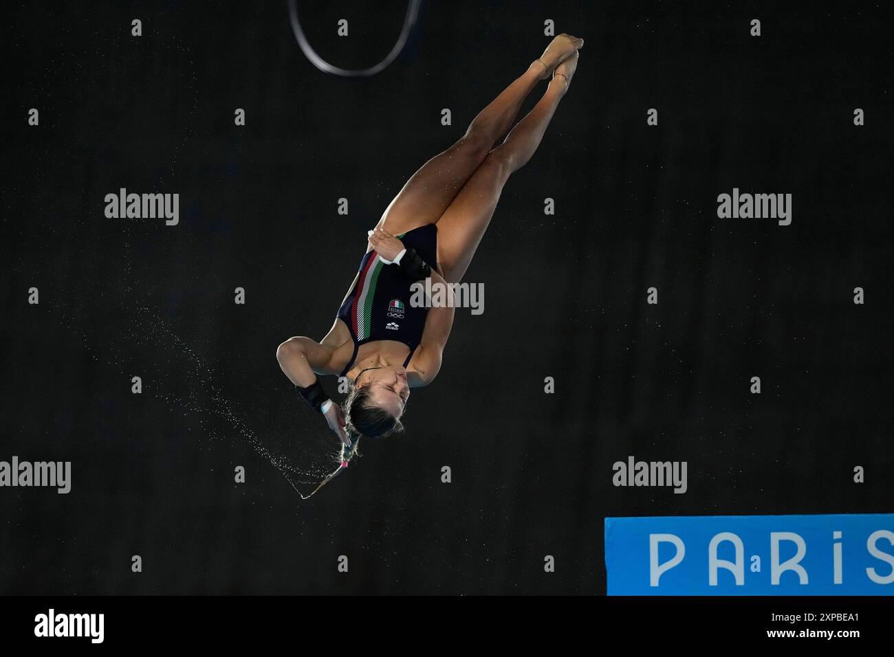 Italy's Maia Biginelli competes in the women's 10m platform diving ...