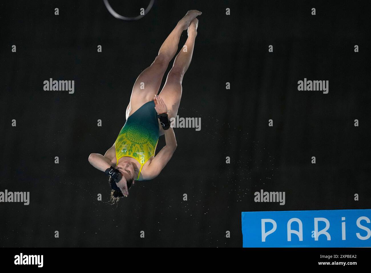 Australia's Melissa Wu competes in the women's 10m platform diving ...