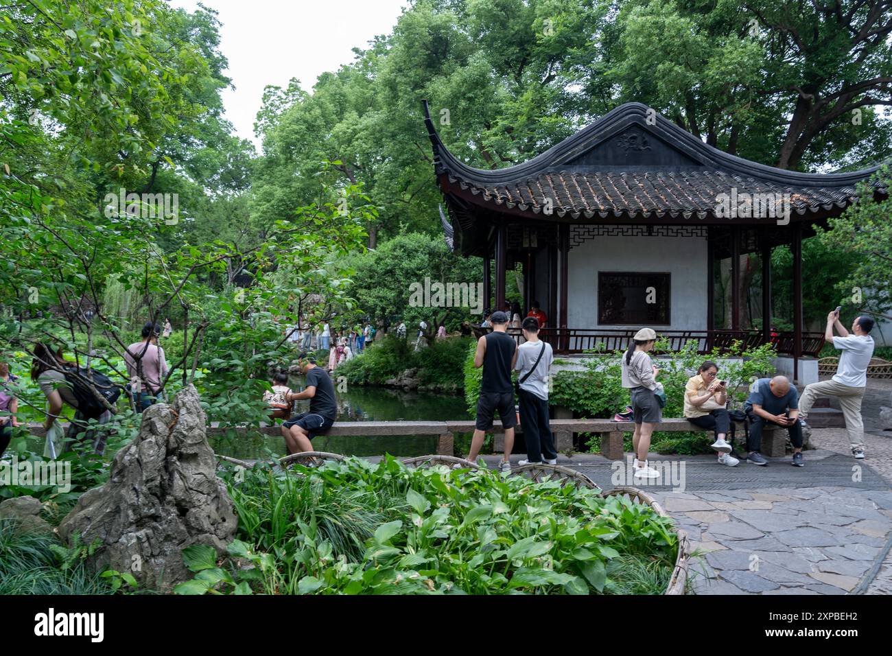 Suzhou, China - June 11, 2024 : A traditional Chinese garden in Suzhou ...