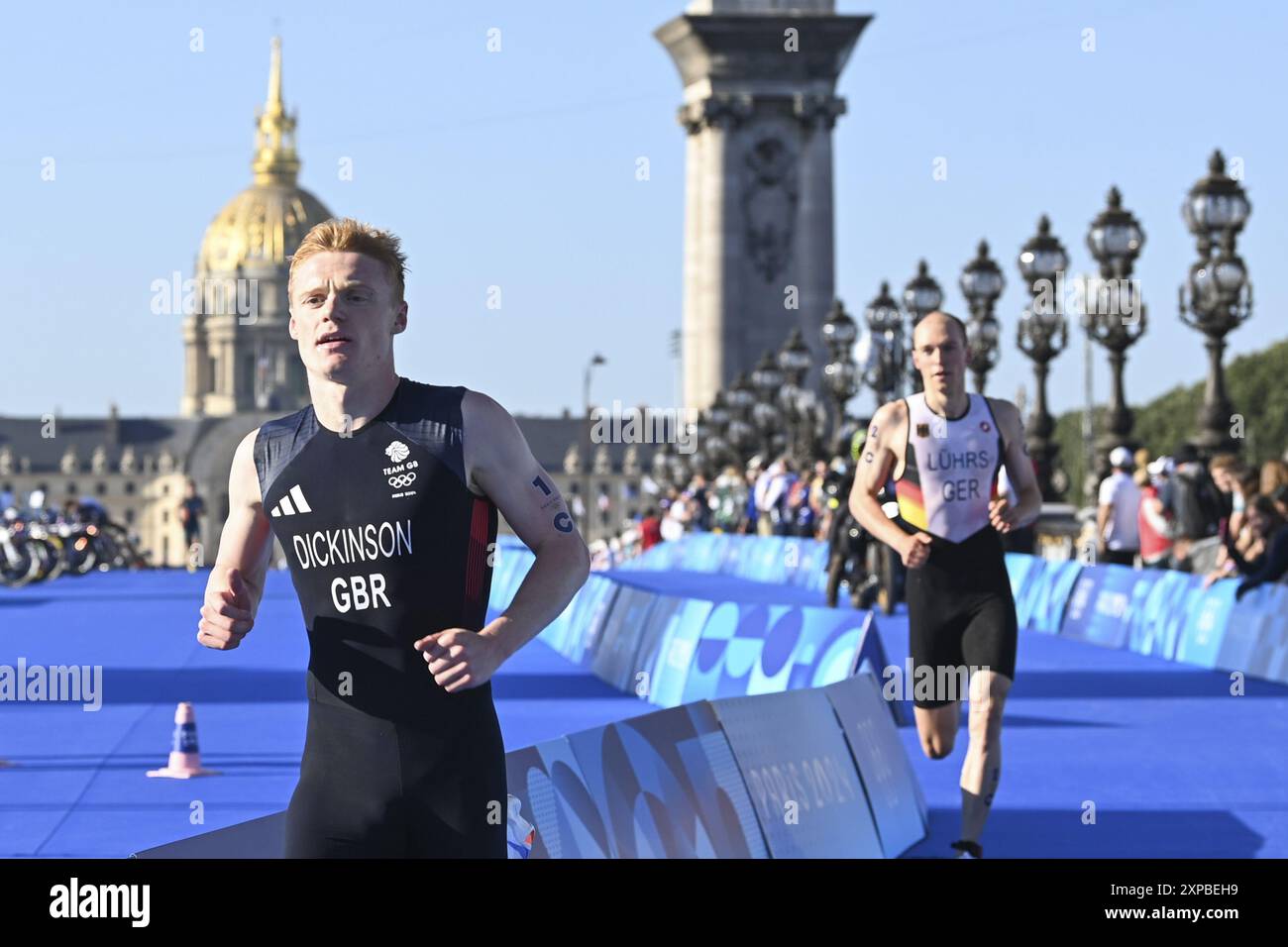 Paris, France. 05th Aug, 2024. DICKINSON Samuel (GBR), Triathlon, Mixed ...