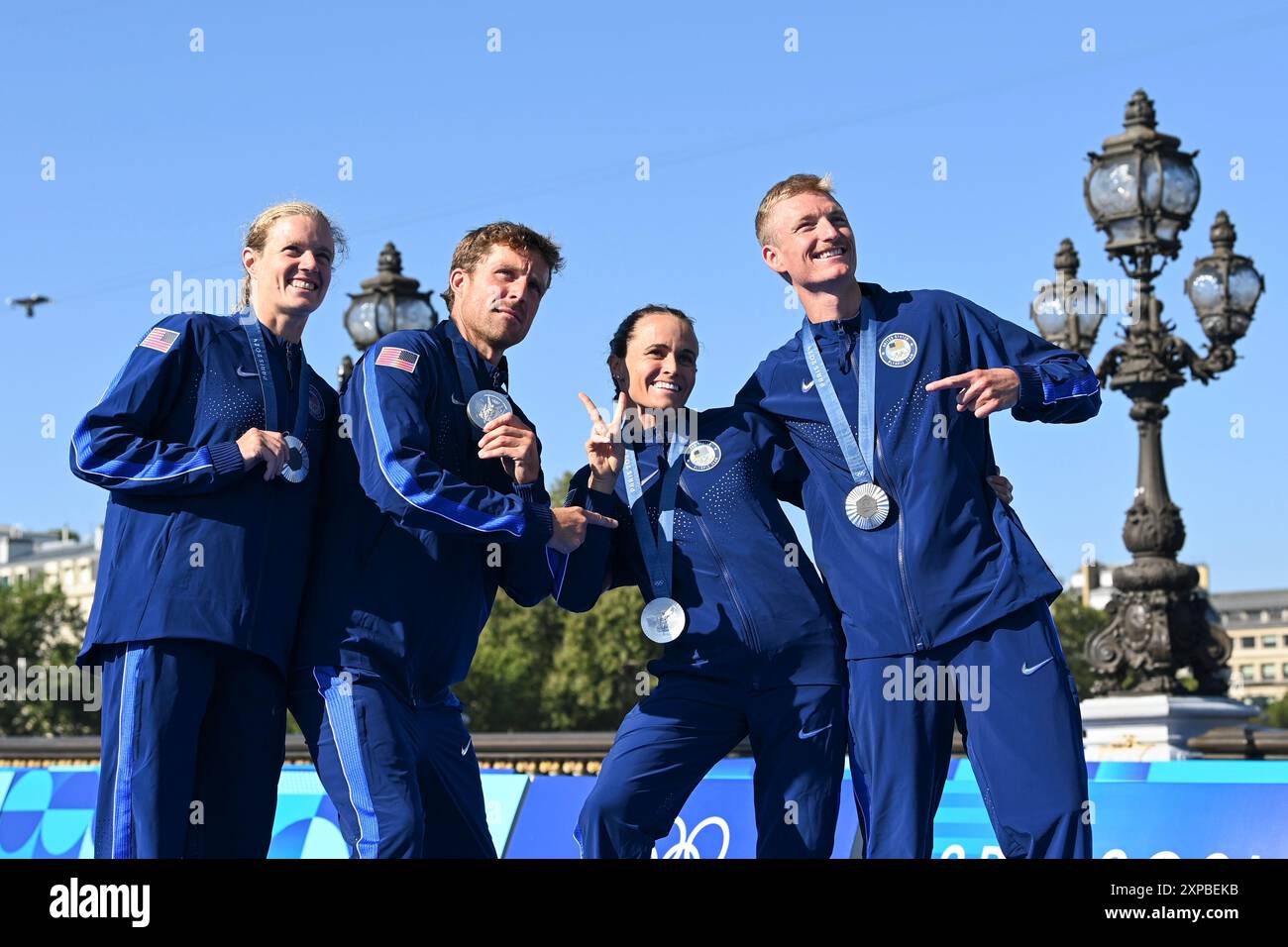 Paris, France. 05th Aug, 2024. Taylor Knibb, Morgan Pearson, Taylor ...