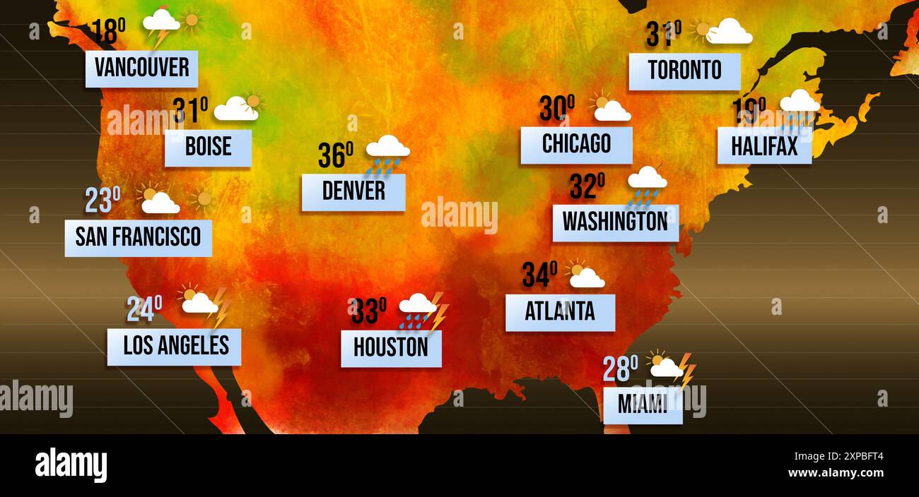 Global precipitation map hi-res stock photography and images - Alamy