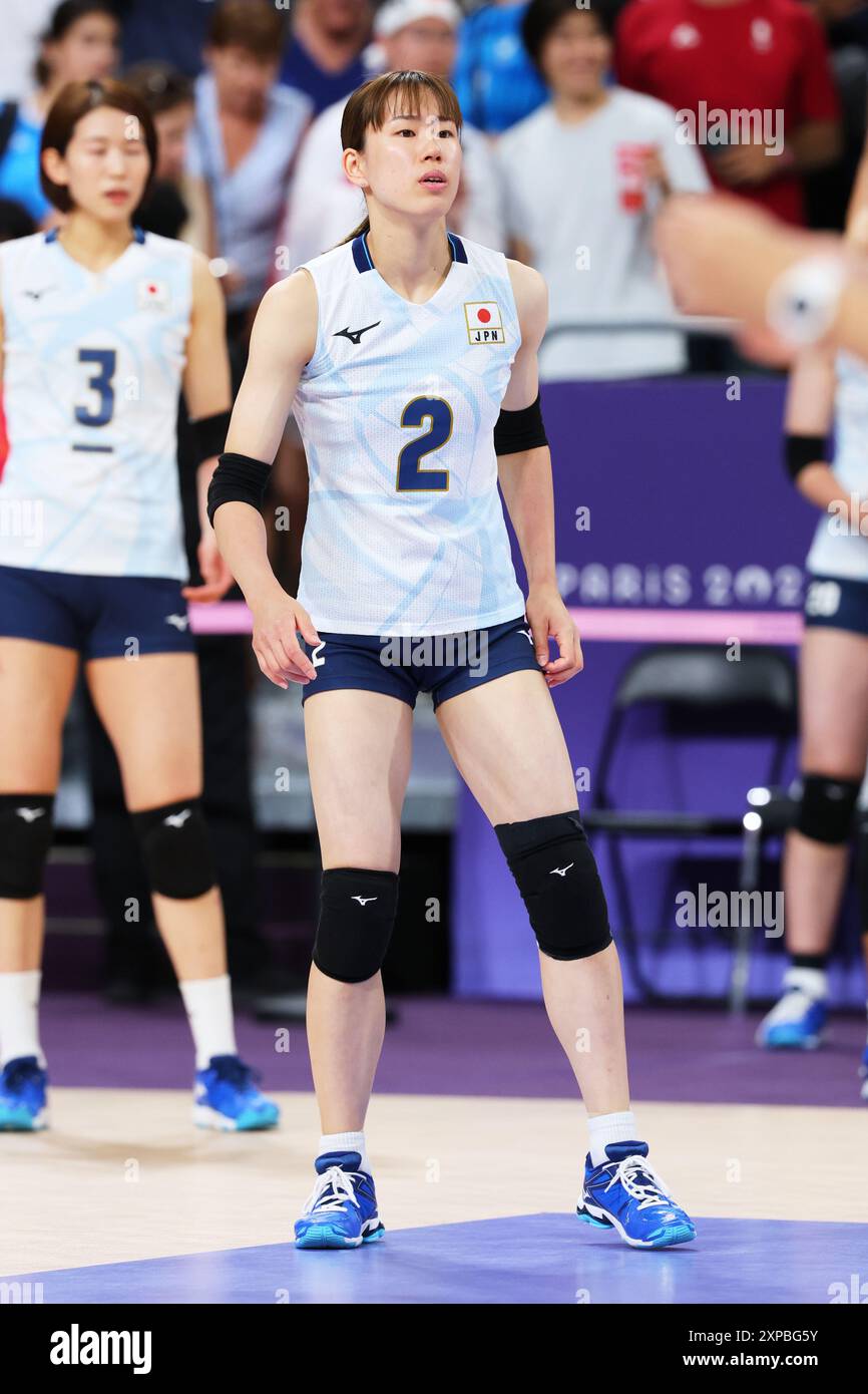 Paris, France. 3rd Aug, 2024. Kotona Hayashi (JPN) Volleyball : Women's Preliminary Round - Pool ...