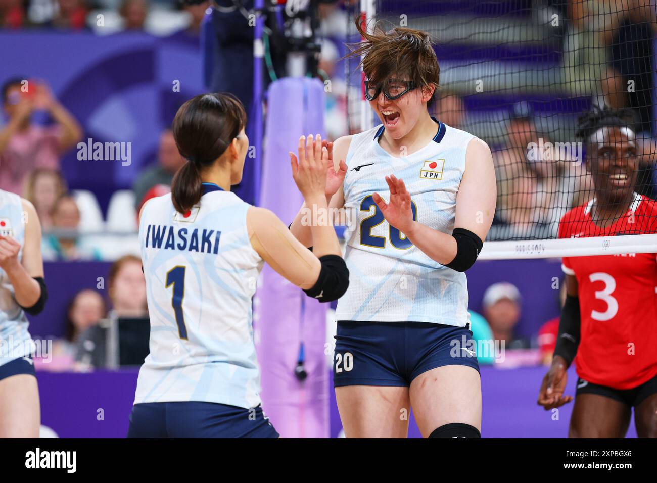 Paris, France. 3rd Aug, 2024. Ayaka Araki (JPN) Volleyball : Women's Preliminary Round - Pool B ...
