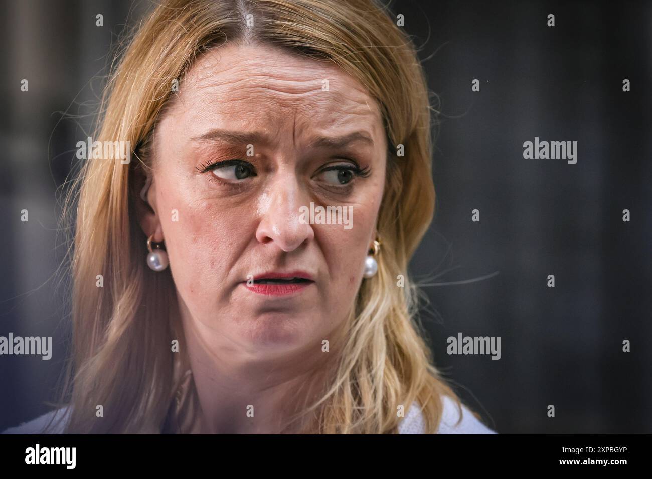 Laura Kuenssberg, British journalist and TV presenter with the BBC ...