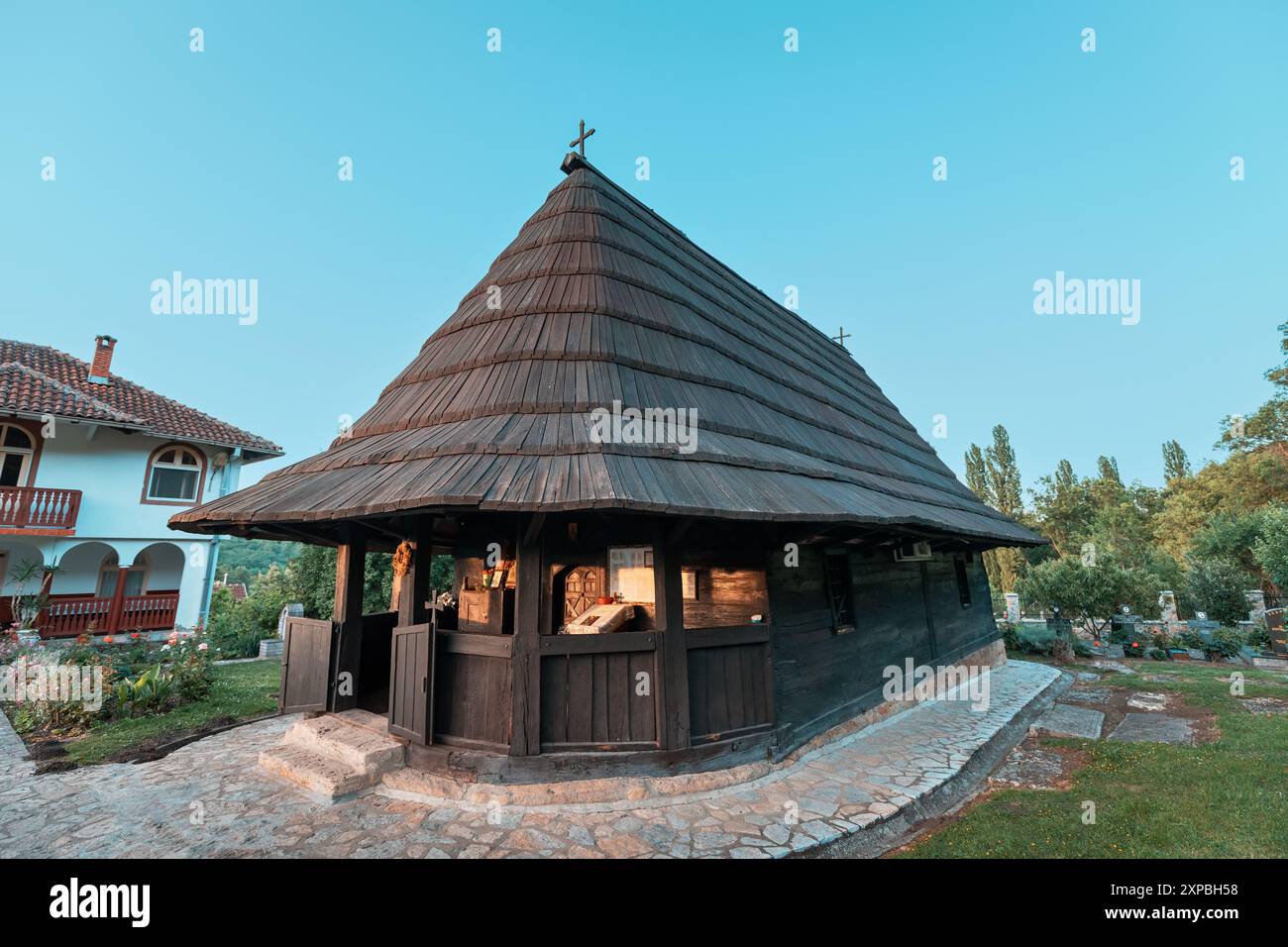 2 June 2024, Staro Selo, Serbia: Pokajnica Monastery in Serbia presents ...