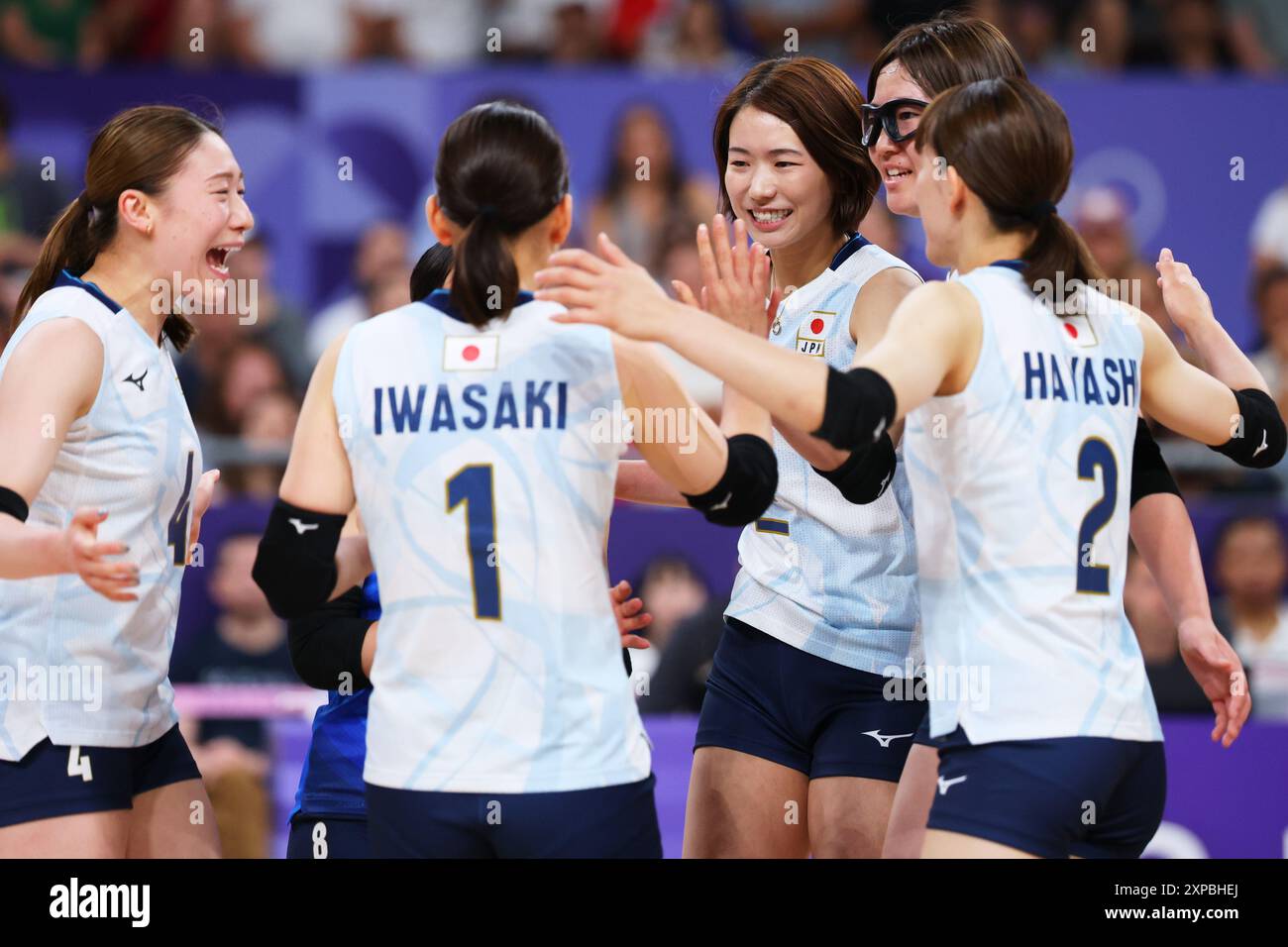 Paris, France. 3rd Aug, 2024. Japan team group Volleyball : Women's ...