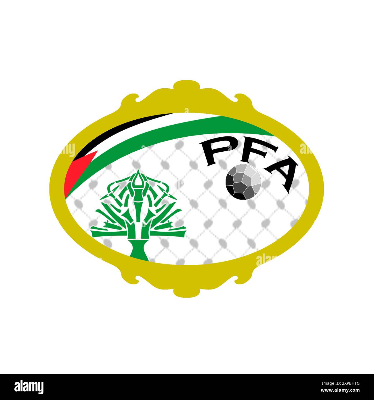 Logo concept for the Palestinian football association Stock Vector ...