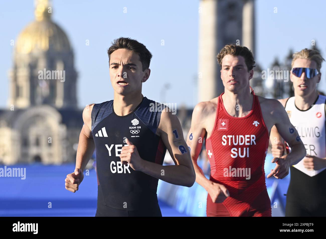 YEE Alex (GBR), Triathlon, Mixed Relay during the Olympic Games Paris ...