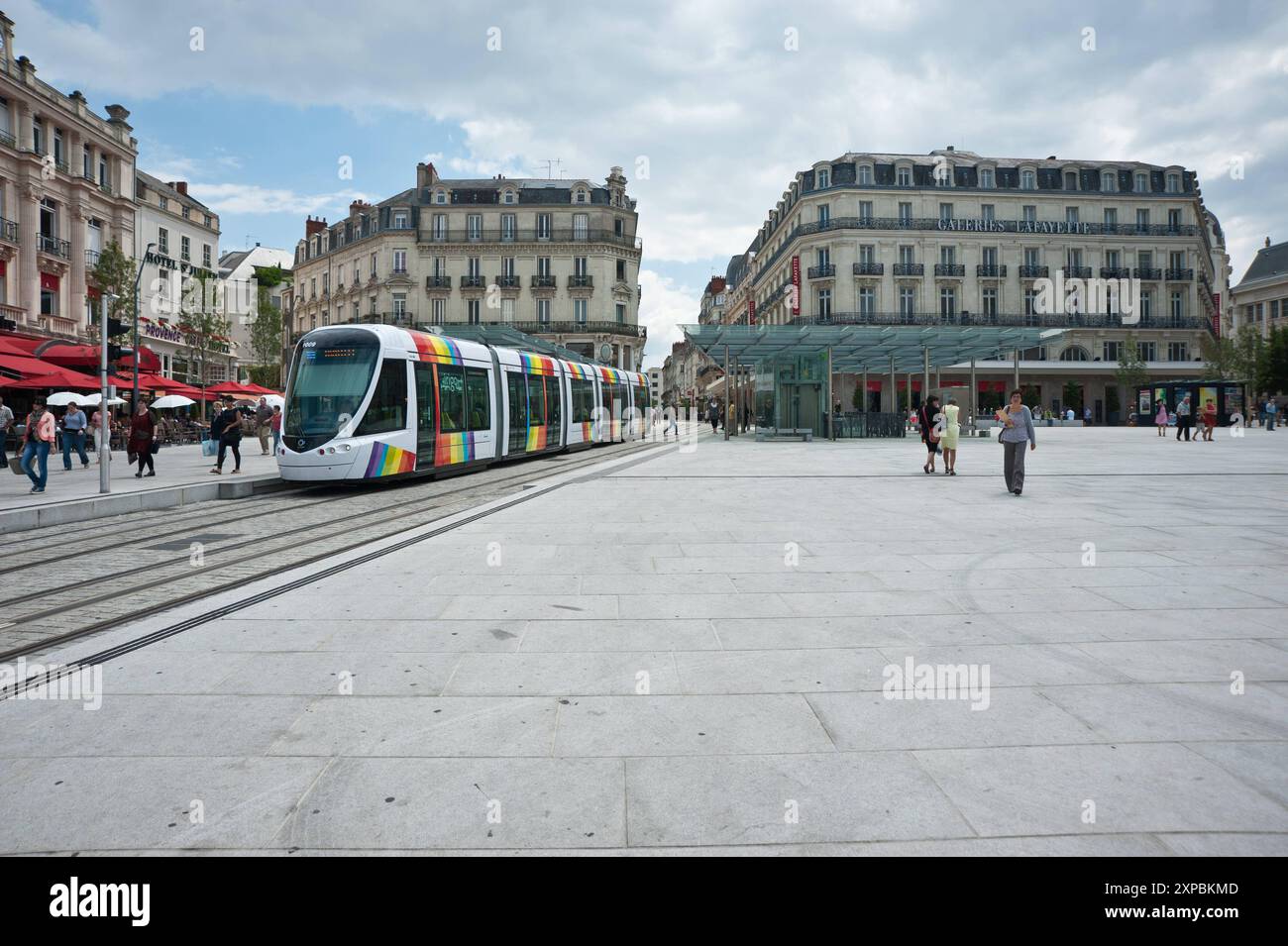 Frankreich, Angers, Straßenbahn Linie A, Ralliement // France, Angers ...