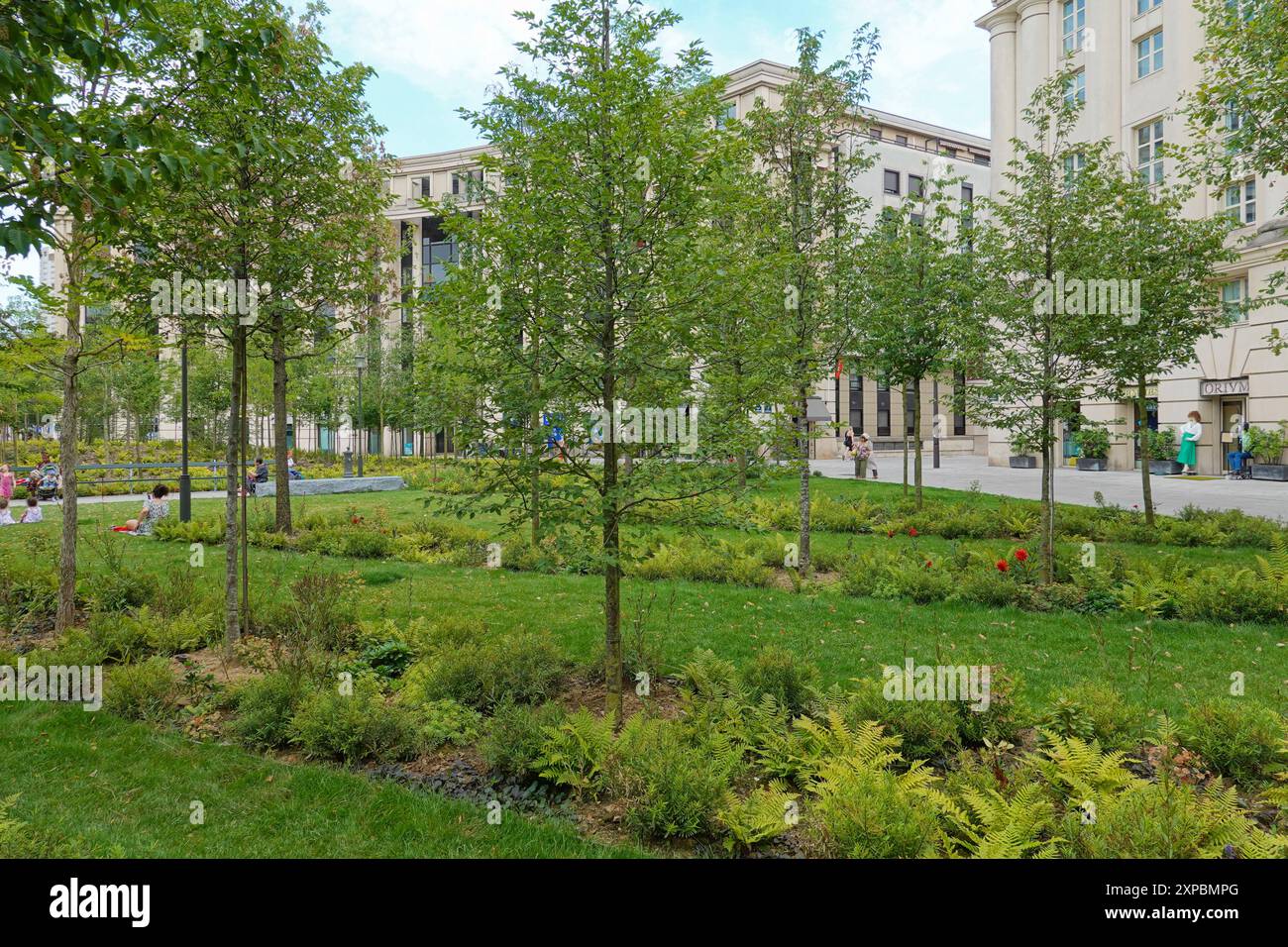 Paris, Place de Catalogne, Mikrowald, Stadtwald // Paris, Place de ...