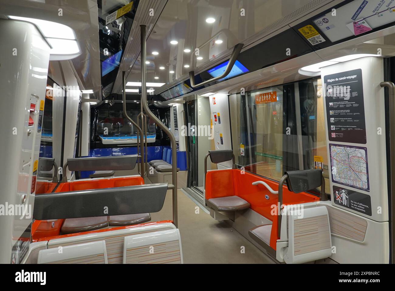 Paris, Metro M14, Verlängerungsstrecke // Paris, Metro M14, Line ...