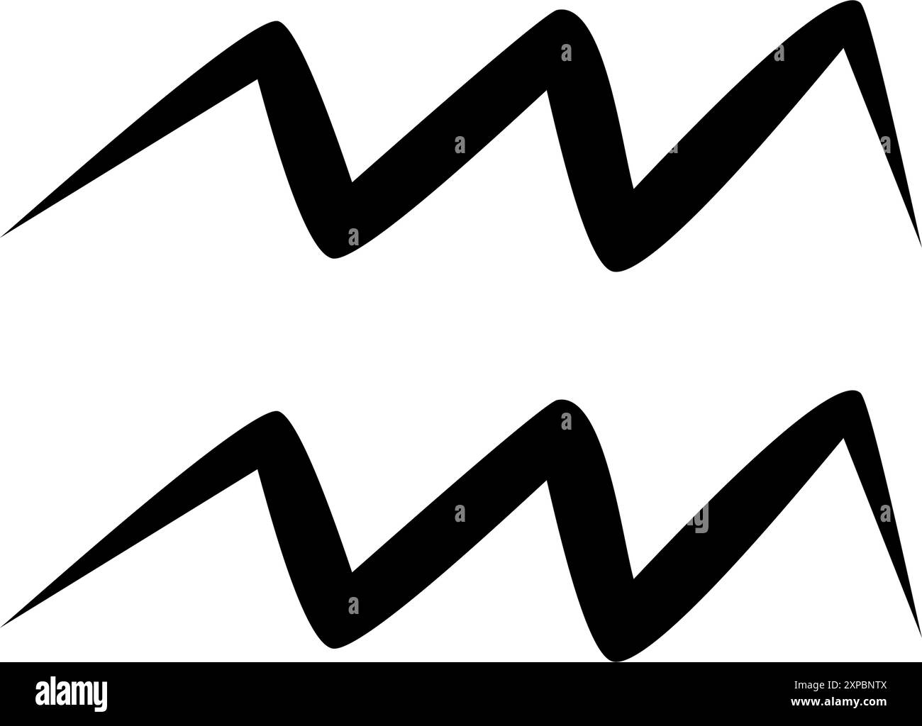 Aquarius zodiac sign aesthetic graphic icon Stock Vector Image & Art ...