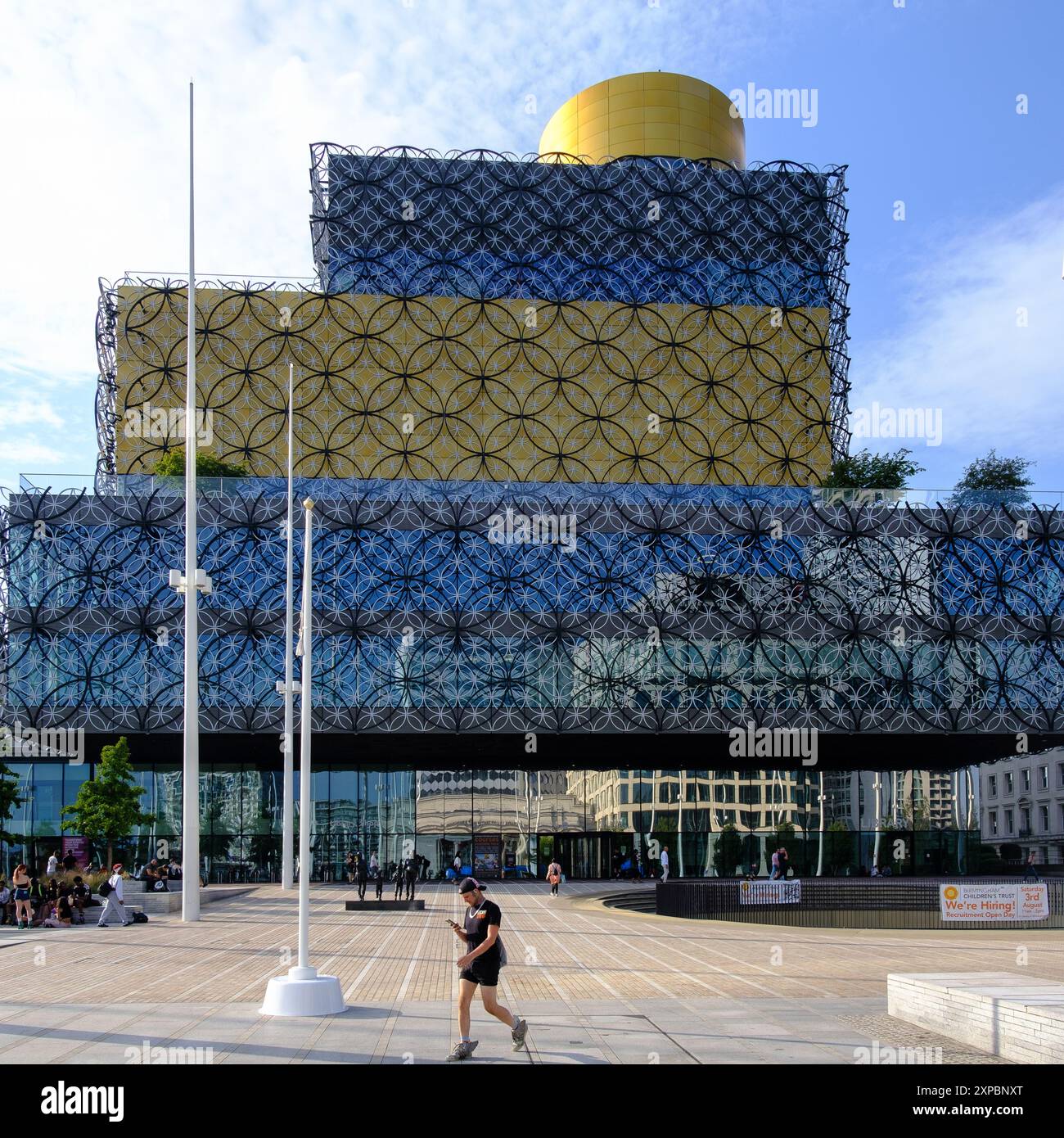 view of the Library of Birmingham in Birmingham West Midlands England ...