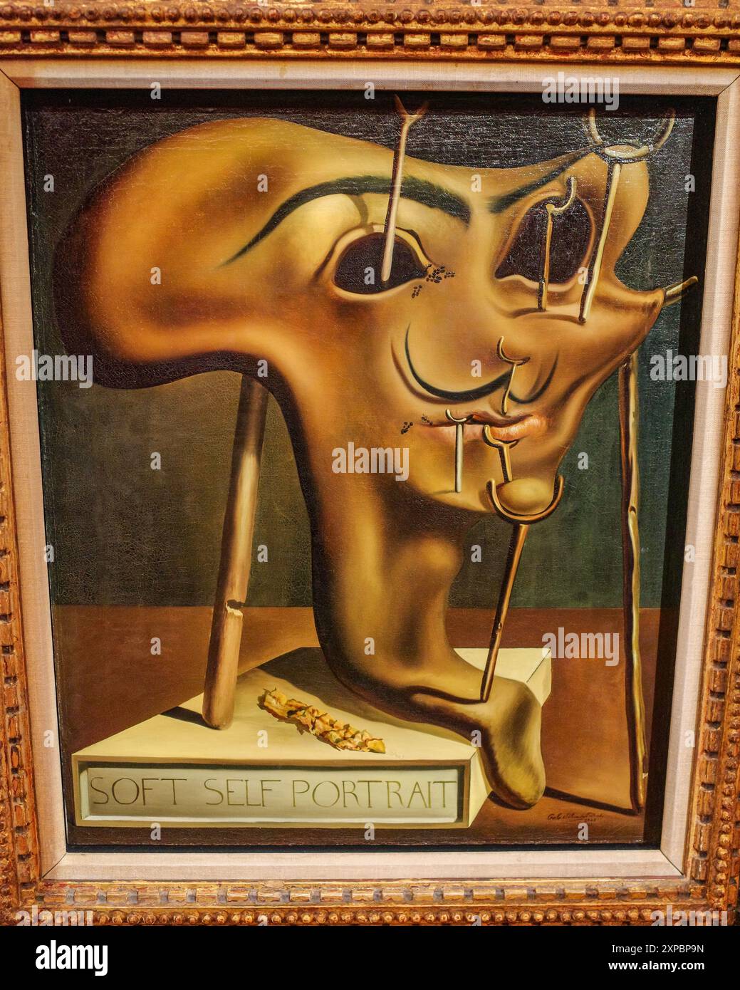 Figueres, Spain - 3 Aug, 2024: Painting by Salvador Dali on display in ...