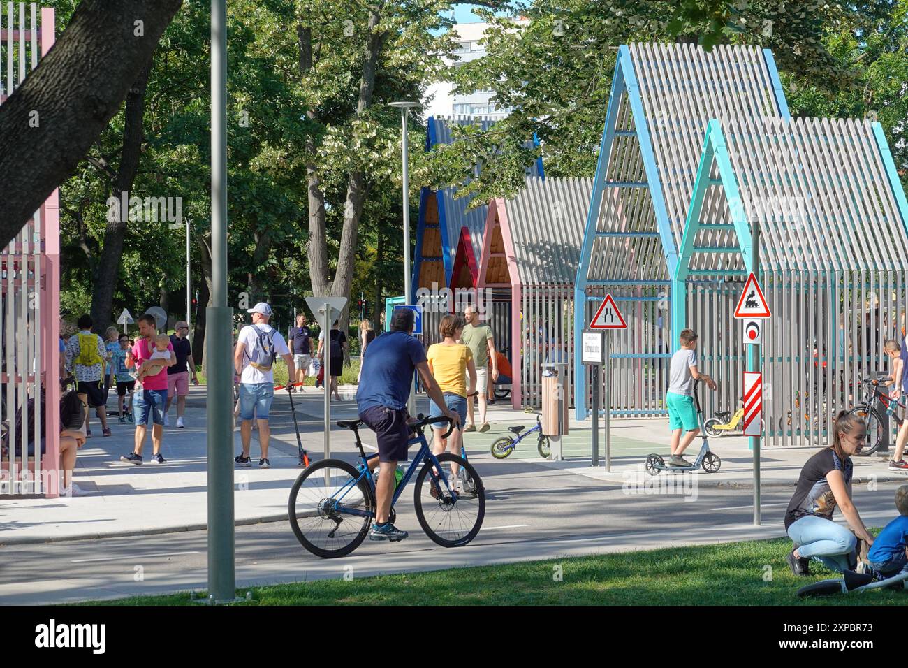 Budapest, Varosliget, Verkehrsübungsplatz // Budapest, Varosliget ...