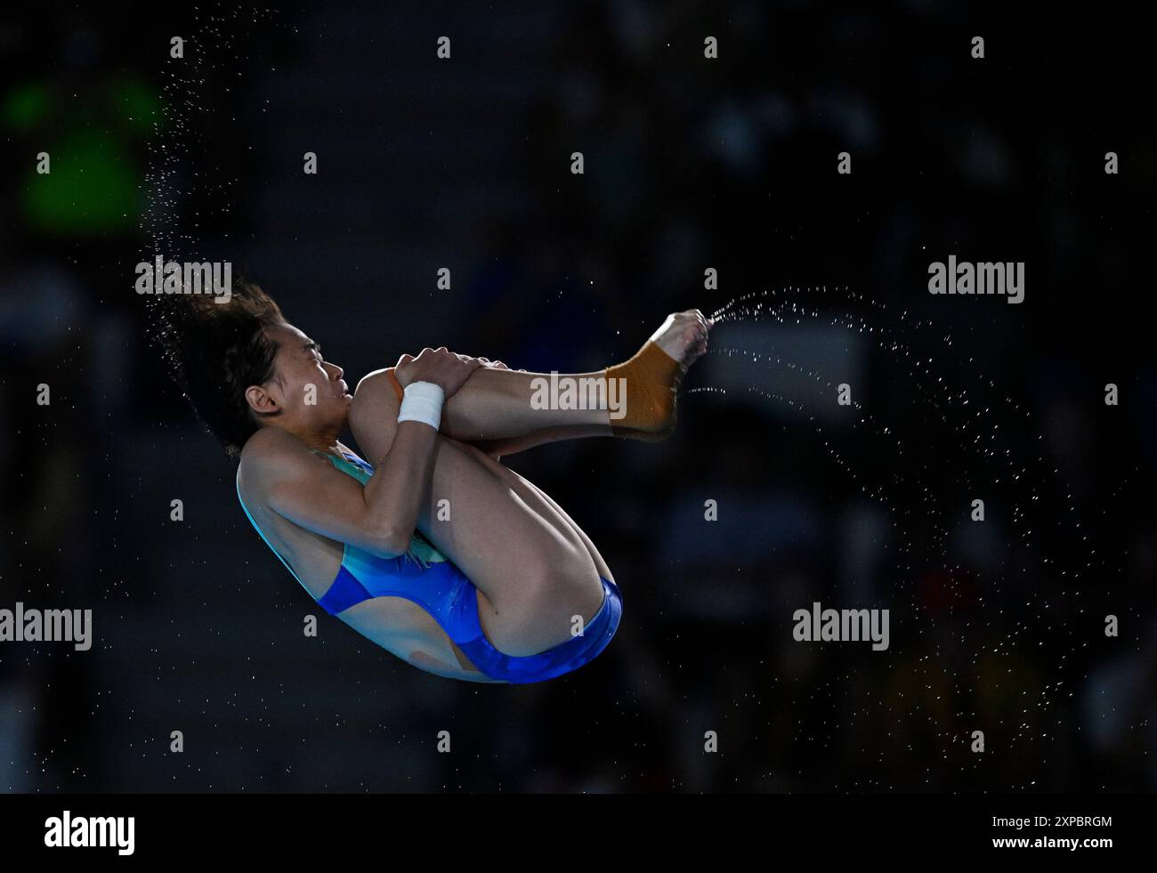 Saint Denis. 5th Aug, 2024. Quan Hongchan of China competes during the ...