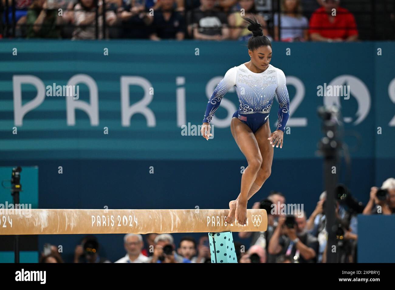 Paris, France. 05th Aug, 2024. Olympia, Paris 2024, gymnastics, balance ...