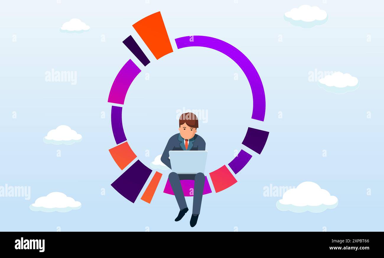 Investment pie chart asset allocation for diversification, financial ... Investment pie chart asset allocation for diversification, financial ...