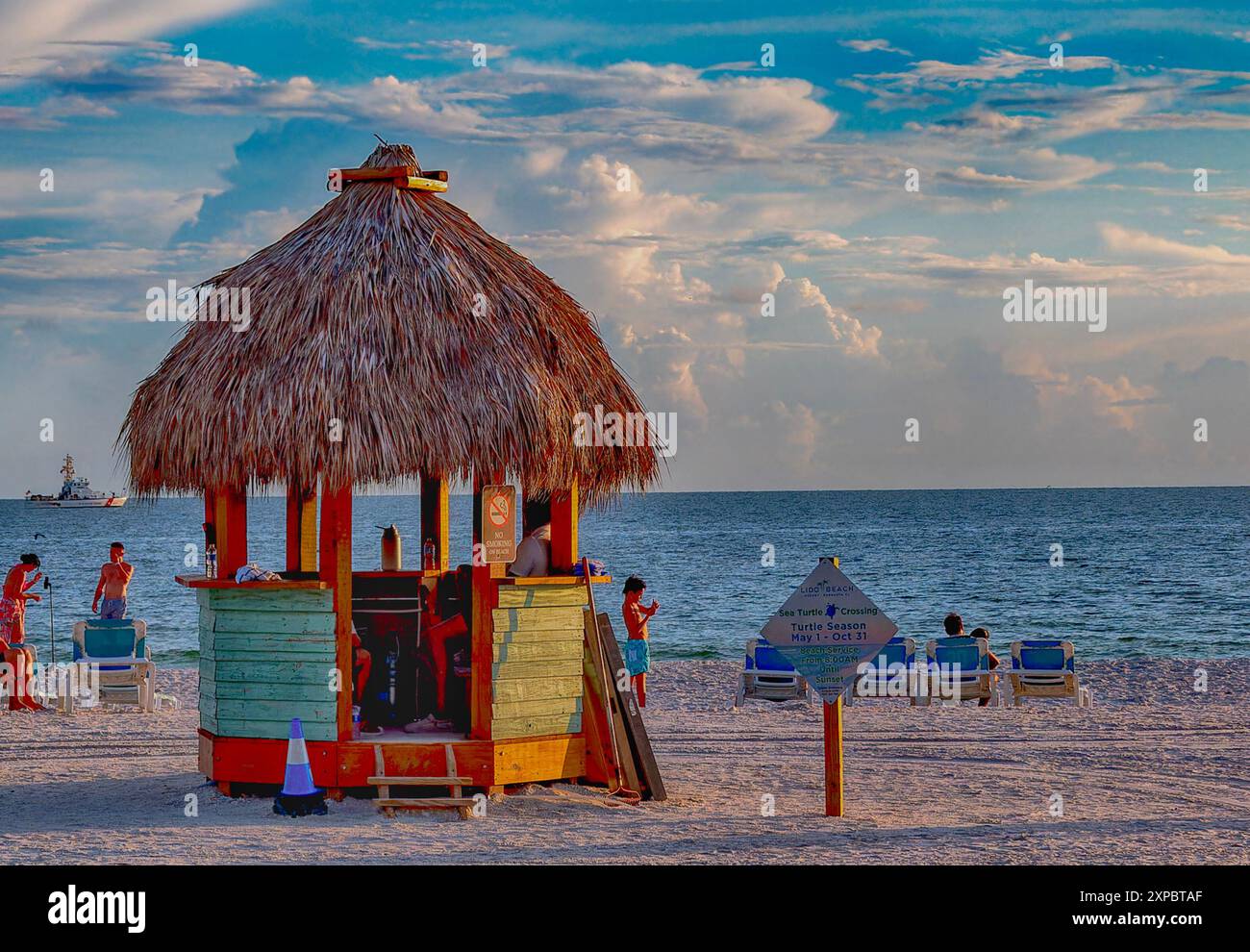 Beach supply shack on a Florida beach Stock Photo - Alamy