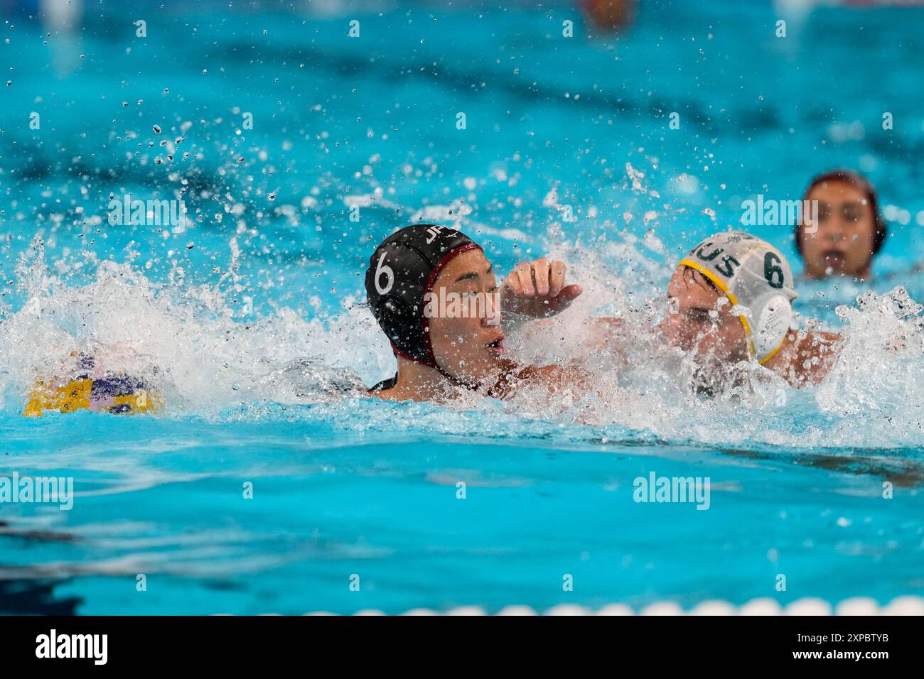 Japan's Toy Suzuki battles for the ball with Australia's Lachlan ...