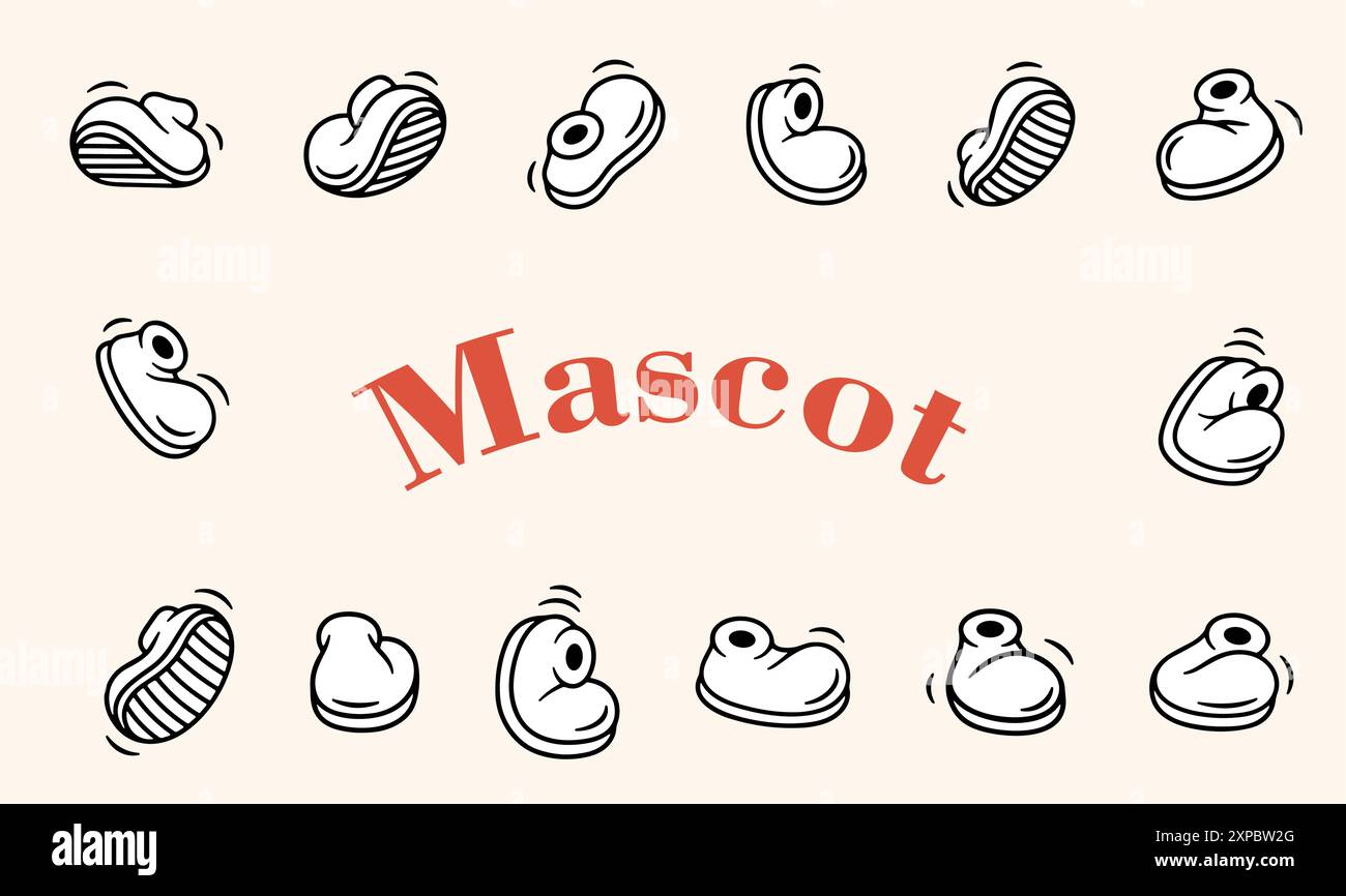 Vintage retro boot vector collection Stock Vector Image & Art - Alamy