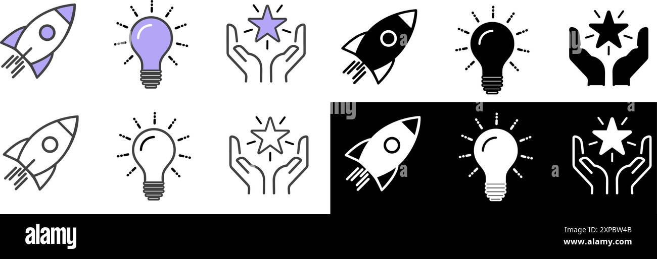 Mission, Vision and Values of company with text. Web page template ...