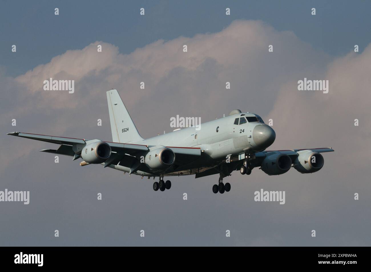 Japan. 02nd Aug, 2024. A Kawasaki P1 Maritime patrol aircraft with the ...