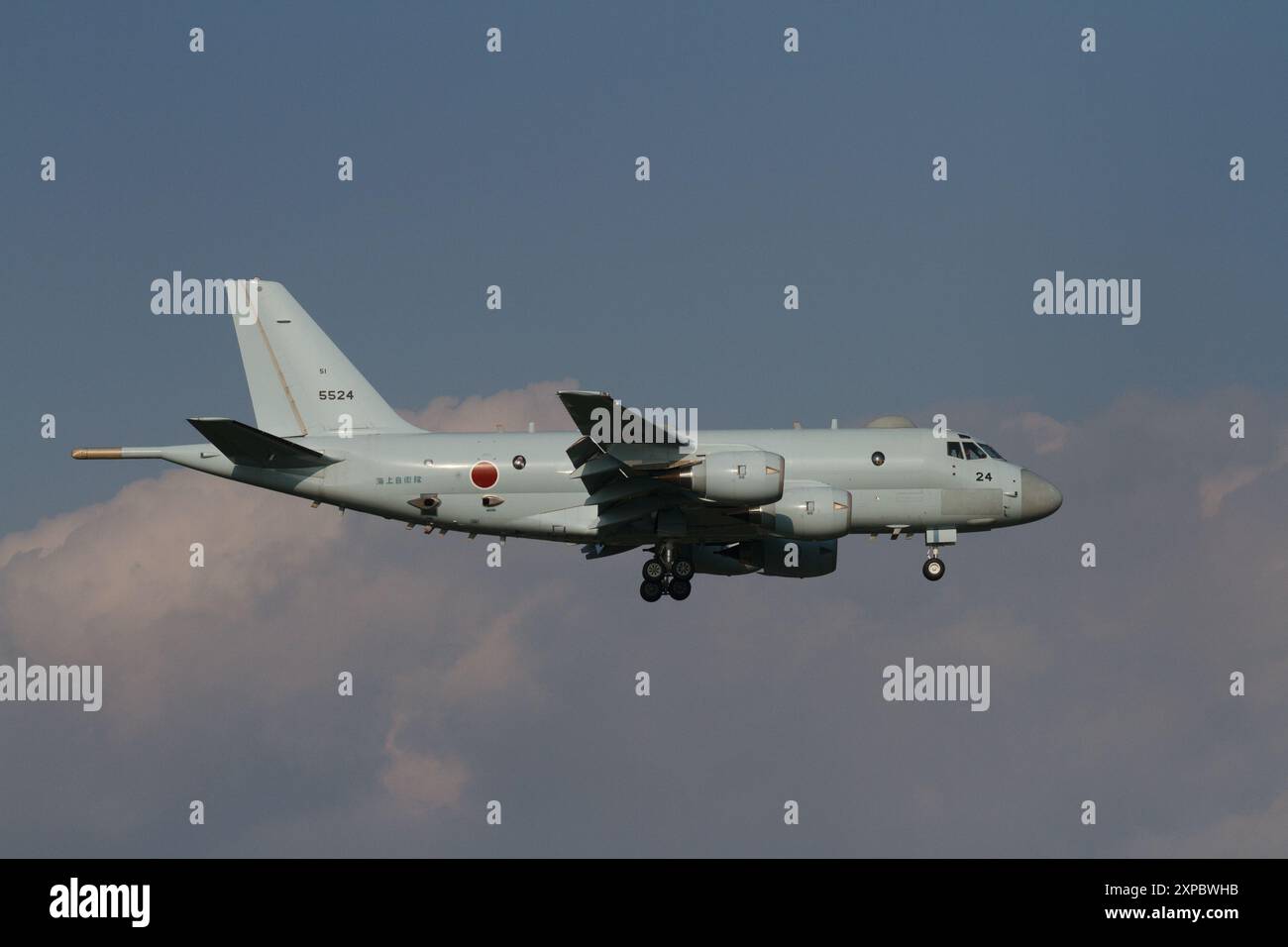 Japan. 02nd Aug, 2024. A Kawasaki P1 Maritime patrol aircraft with the ...