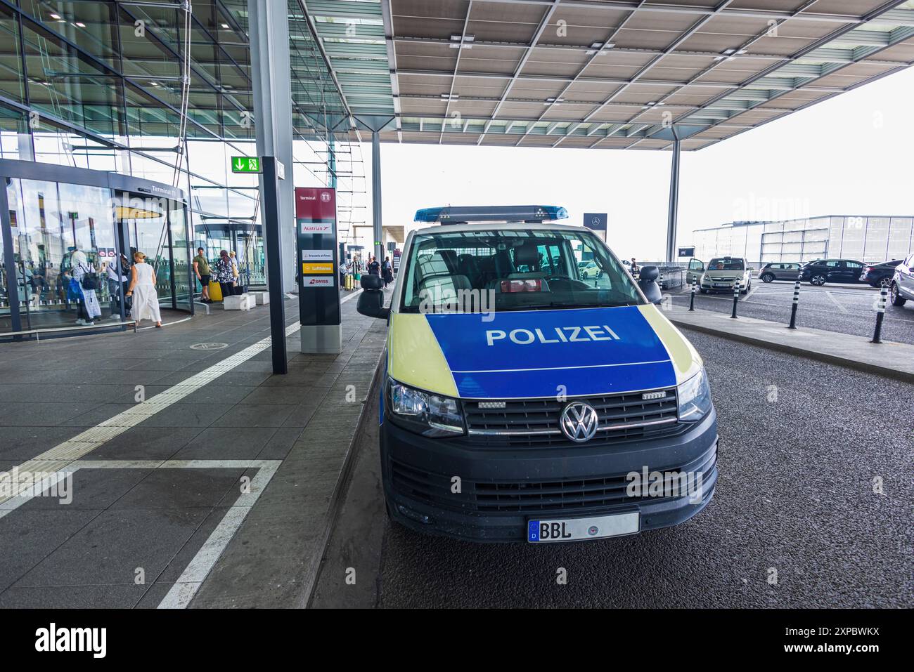 BERLIN, GERMANY - AUGUST 3, 2024 - Police vehicle parked at Berlin ...