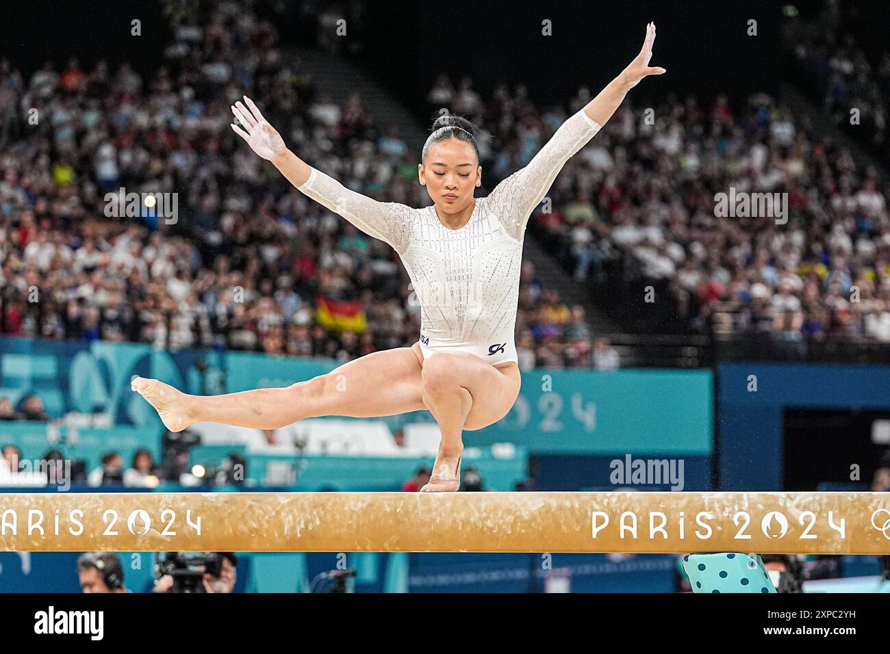 Sunisa Lee of United States, Artistic Gymnastics, Women's Balance Beam ...