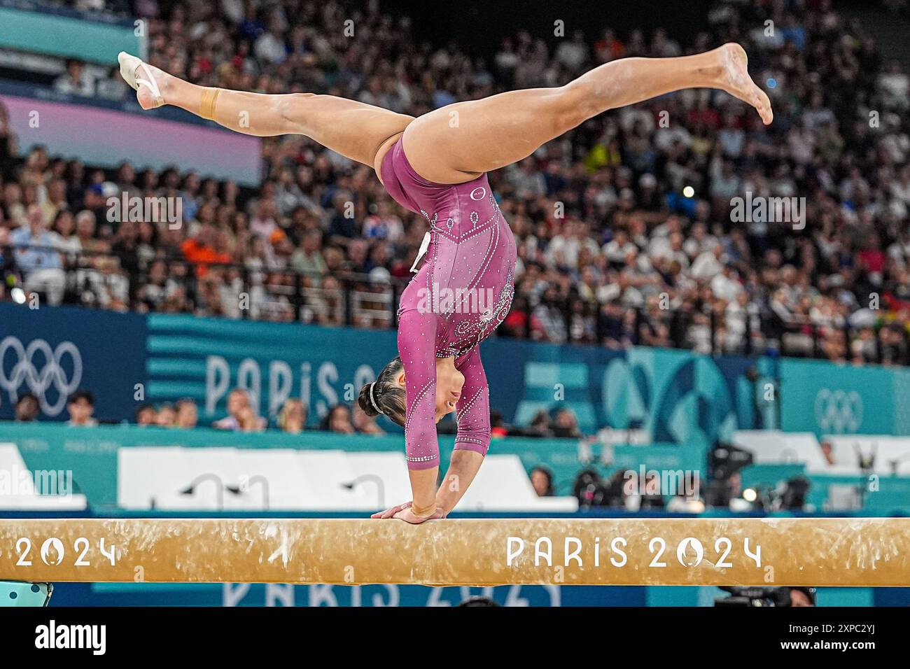 Julia Soares of Brazil, Artistic Gymnastics, Women's Balance Beam Final ...