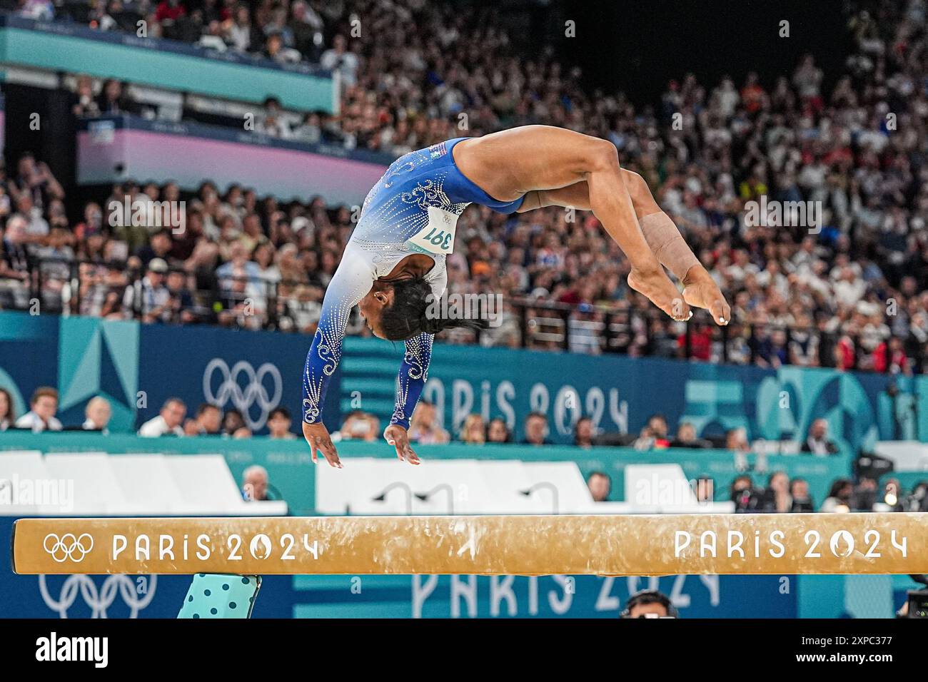 Simone Biles of United States, Artistic Gymnastics, Women's Balance ...