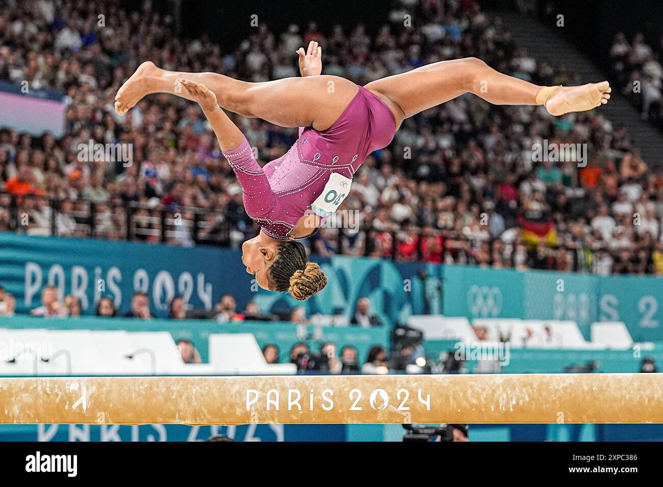 Rebeca Andrade of Brazil, Artistic Gymnastics, Women's Balance Beam ...