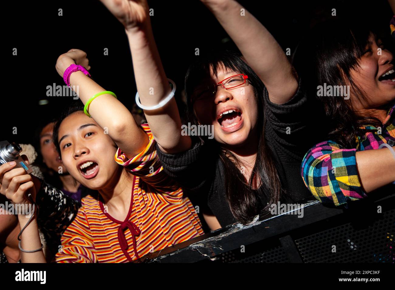 Asian pop fans at Mika concerts Stock Photo - Alamy