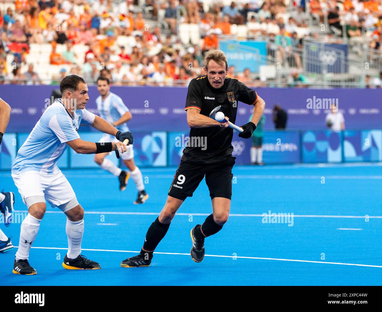 WELLEN Niklas (Deutschland, #09) am Ball, FRA, Olympische Spiele Paris ...