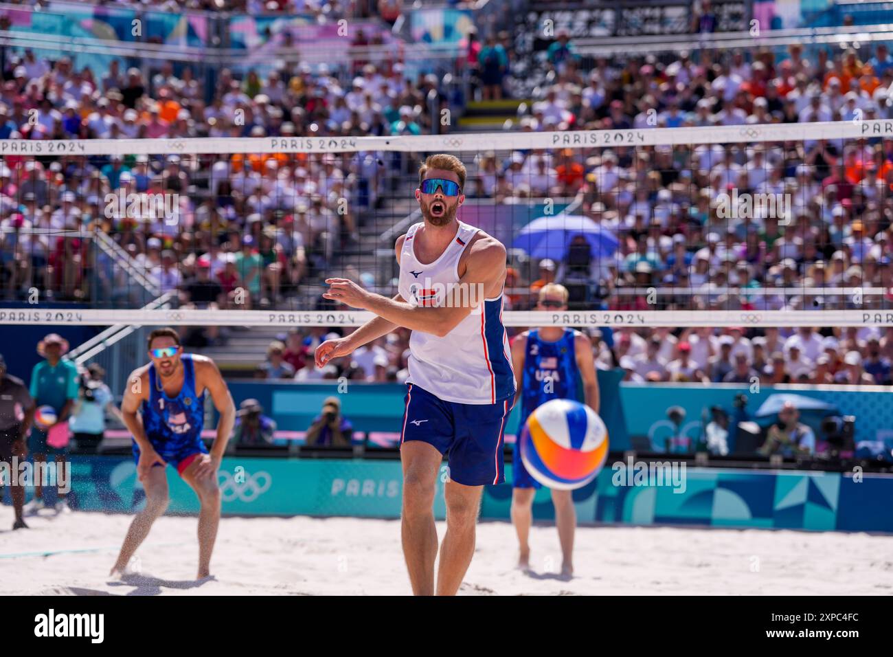 Paris, France 20240805. Anders Mol and Christian Sorum during the round ...
